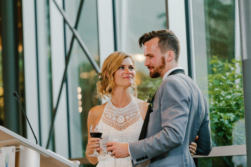 Dez & Eric's Intimate Wedding at Qualico Family Centre - Amanda Douglas ...