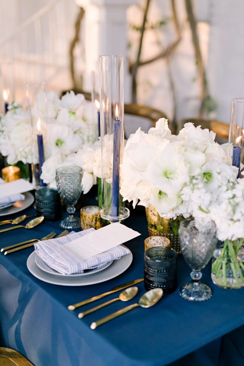 Classic Blue Wedding Design Inspiration - Amanda Douglas Events
